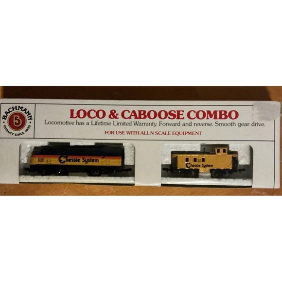 Bachmann | Toys | Bachmann N Scalescale Locomotive Caboose Combo ...